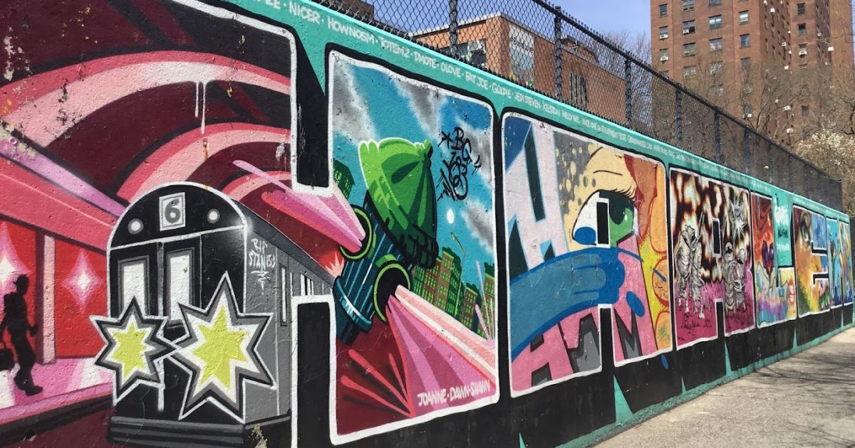 Le Street art à New York : Graffiti Hall Of Fame Harlem
